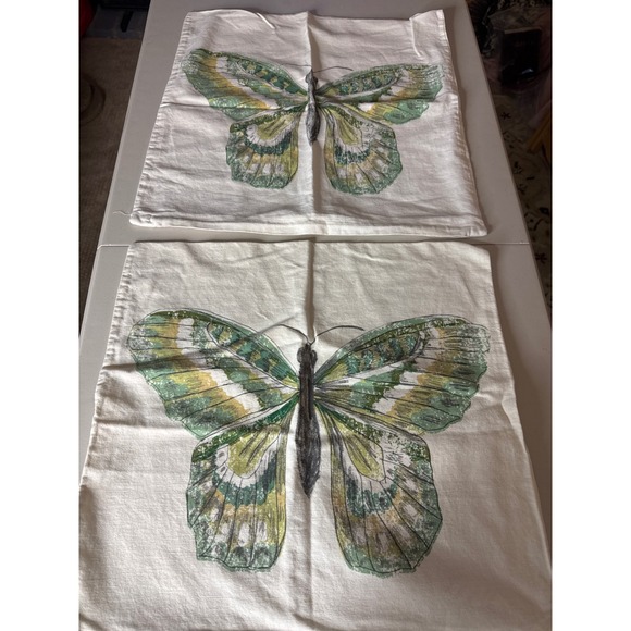 IKEA | Accents | Ikea Rotfjaril Butterfly Cushion Covers Set Of 2 Green ...